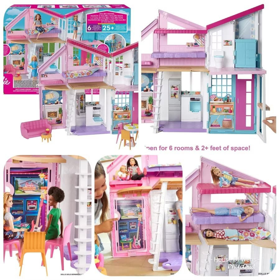 Original BARBIE MALIBU HOUSE - ORIGINAL BARBIE HOUSE READY | Shopee ...