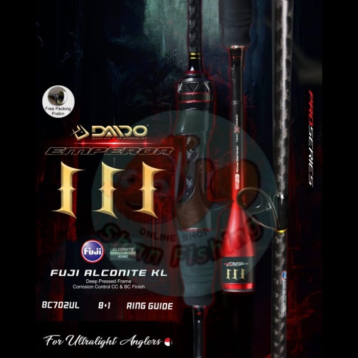 Daido Emperor Gen III 702 UL Casting Bait Rod | Shopee Philippines