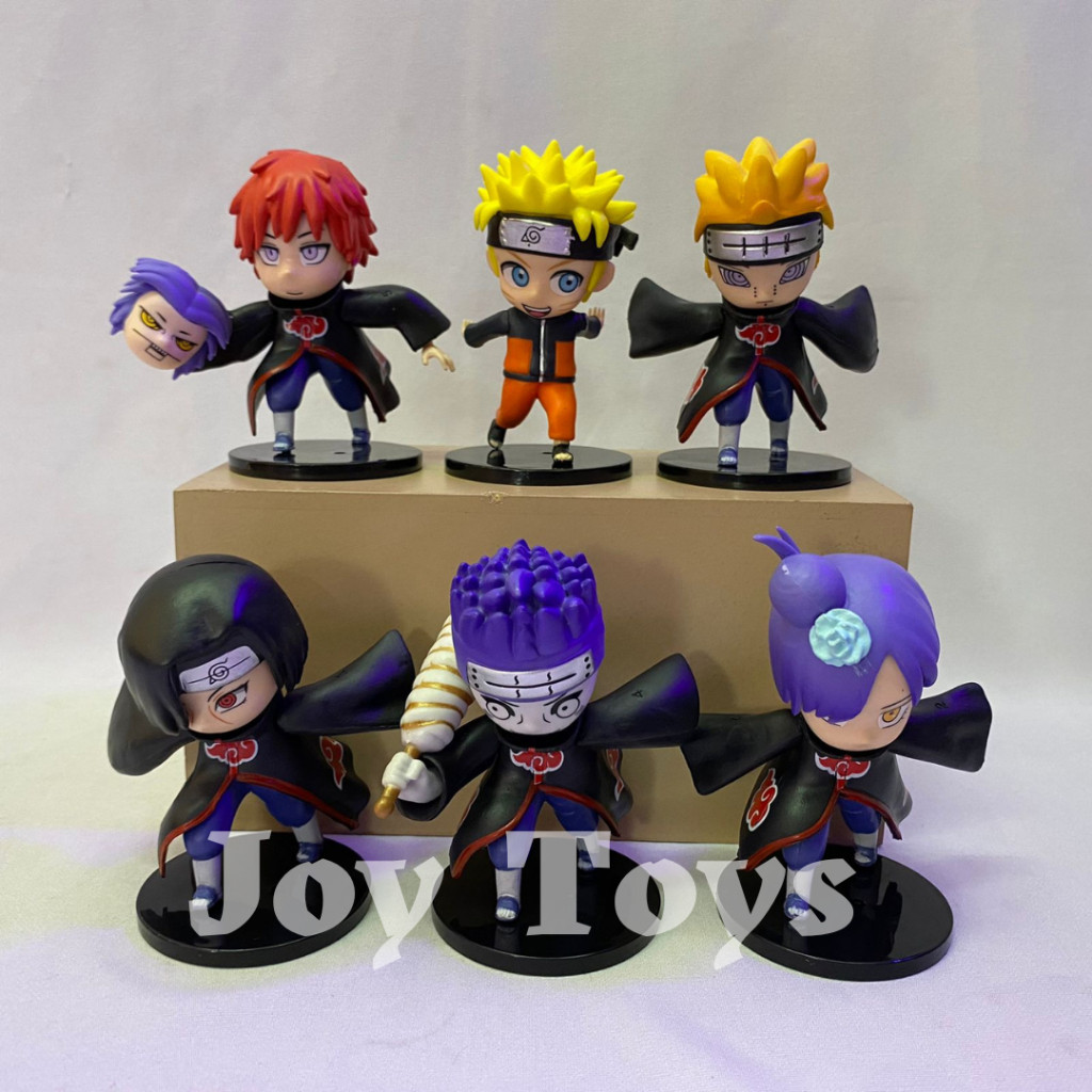 Naruto AKATSUKI KISAME CHIBI 6 PCS 176 NARUTO SHIPPUDEN FIGURE | Shopee ...