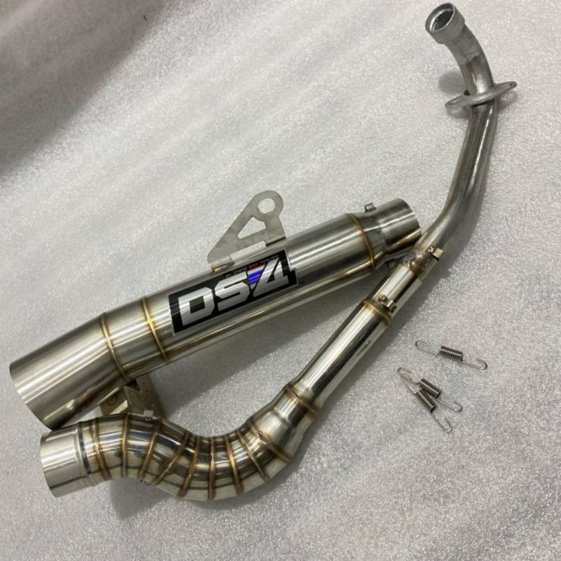Super open spec canister pipe DS4 1set ellbow 51mm exhaust muffler for ...