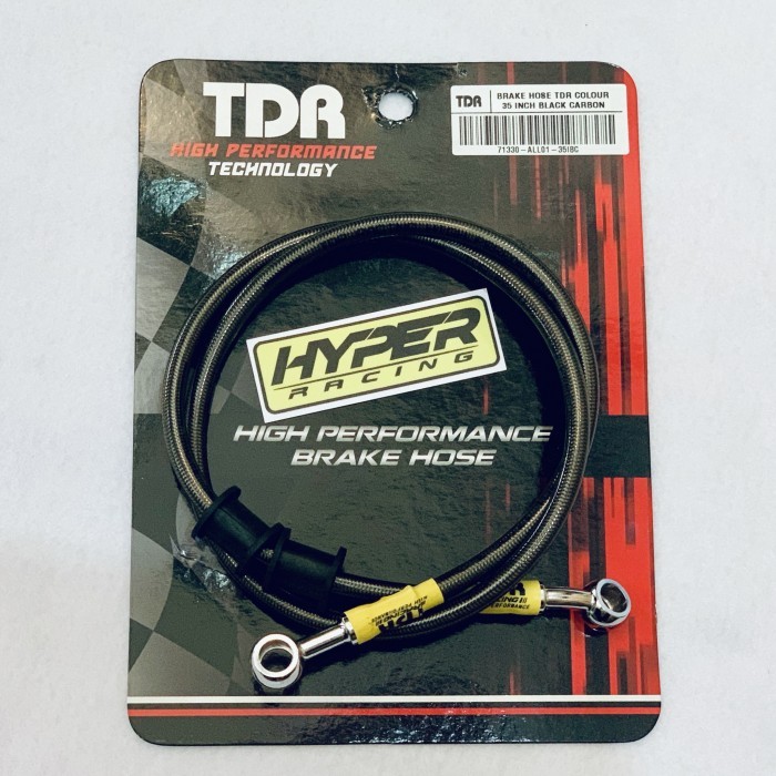 Product Brake Hose / Front Brake Hose Tdr Racing Black Carbon - 35 Inch ...