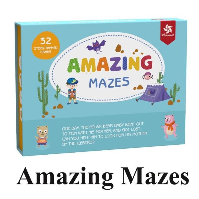 Ready Pinwheel Amazing Mazes - Children's Educational Book | Shopee ...