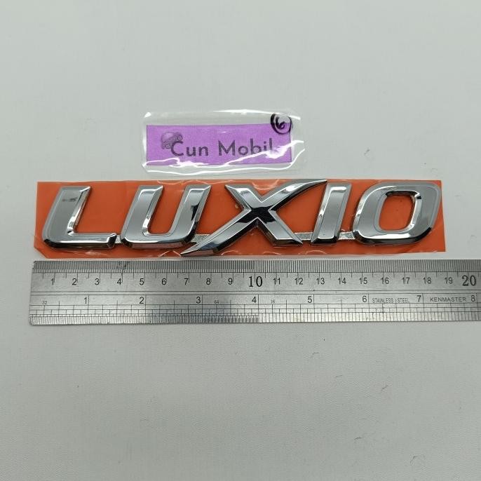 LUXIO Logo Emblem Dimensions Pjg 18,5 cm, WIDTH 3 cm Original | Shopee ...