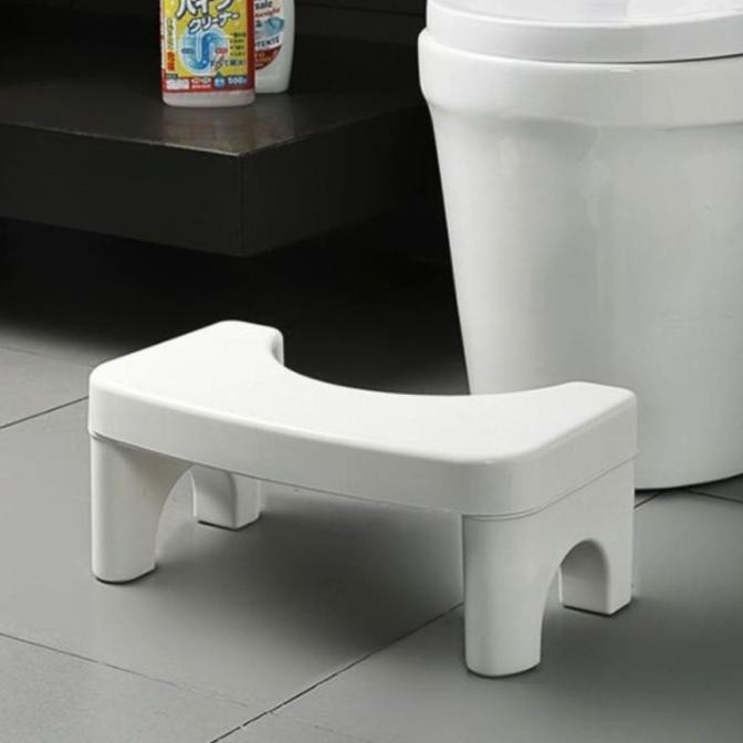 Toilet Stool Footrest Sitting Toilet Healthy Chair Poop Squat Stool PPS ...