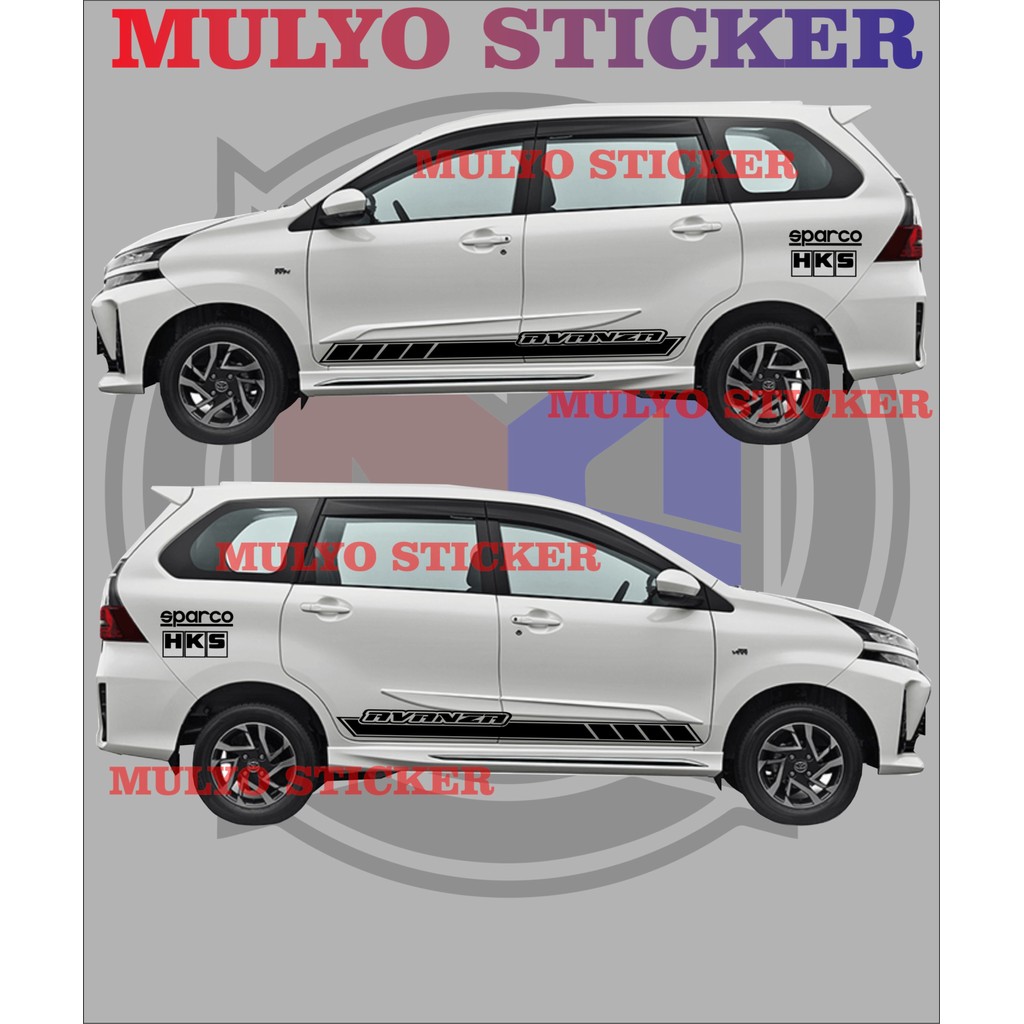 Cutting AVANZA CAR sticker, newest body sticker list | Shopee Philippines