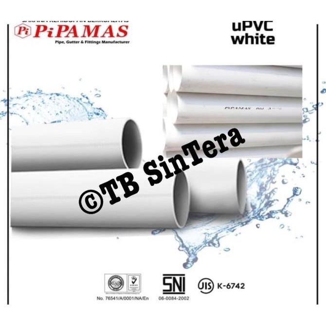 Pvc Pipe 2 1/2 " Inch D White Pipamas Per Rod | Shopee Philippines