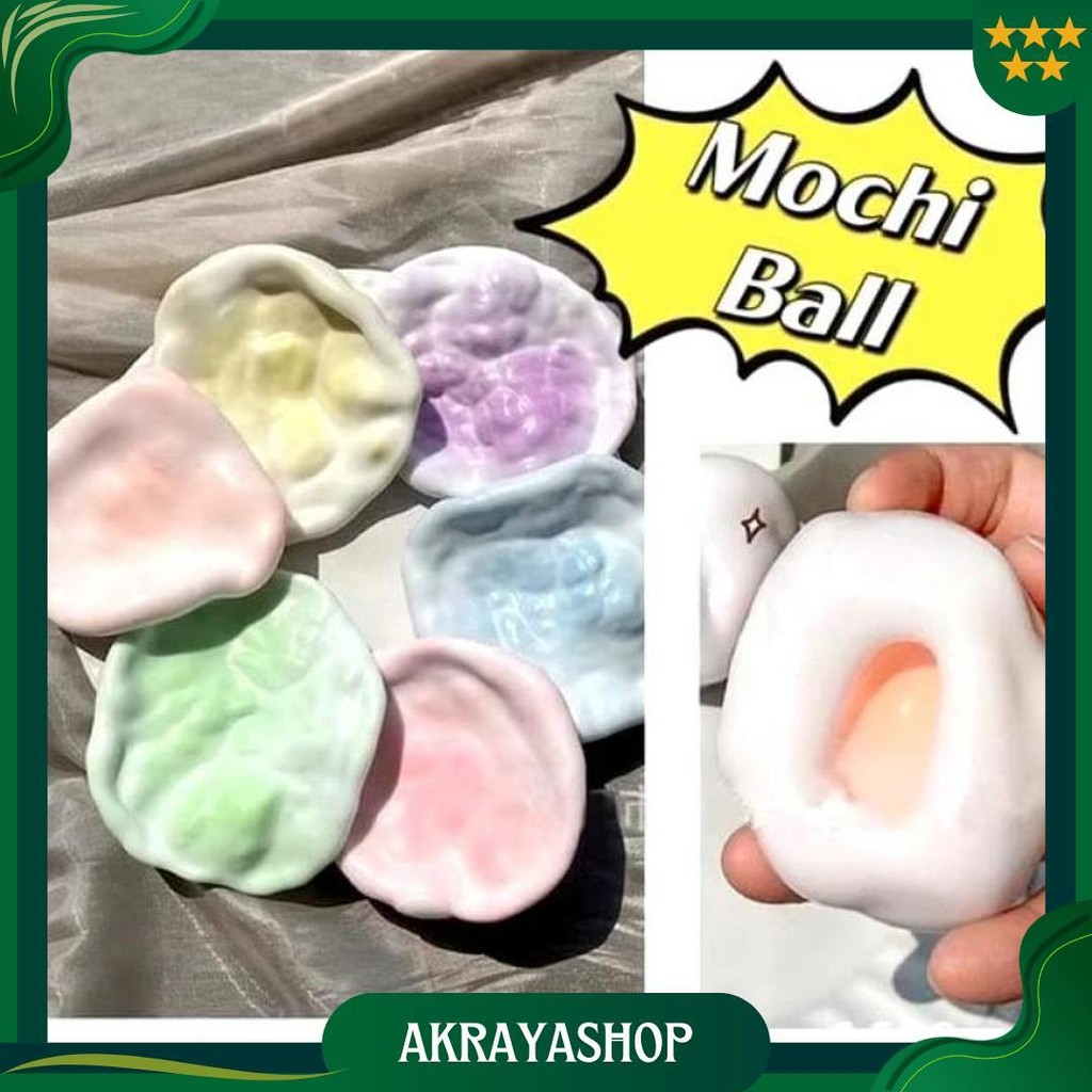 Mochi Cheese Ball Stress Ball Stress Reliever Fidget Toys Squishy ...