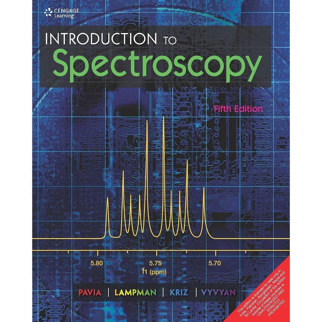 Introduction to Spectroscopy, Fifth Edition - Pavia Lampman | Shopee ...