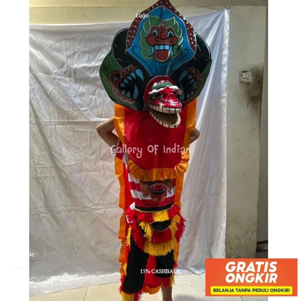 Children's Toys Reog Ponorogo and Barongan Devil T-Shirt Pants Caplokan ...