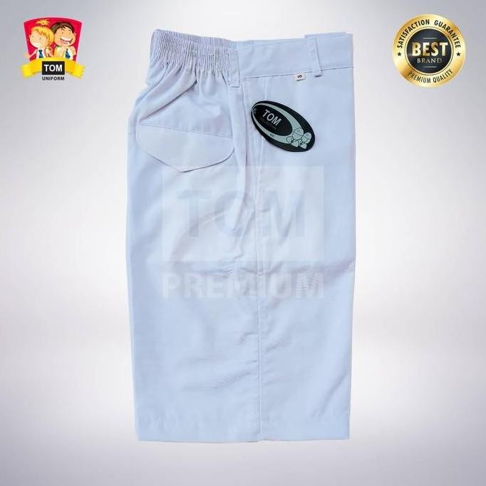 Tri TOM Uniform - White Rubber Middle School Shorts | Shopee Philippines