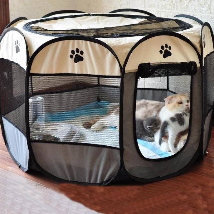 TENDA FOLOPETS Portable Folding Cage Large Portable Folding Tent Fence ...