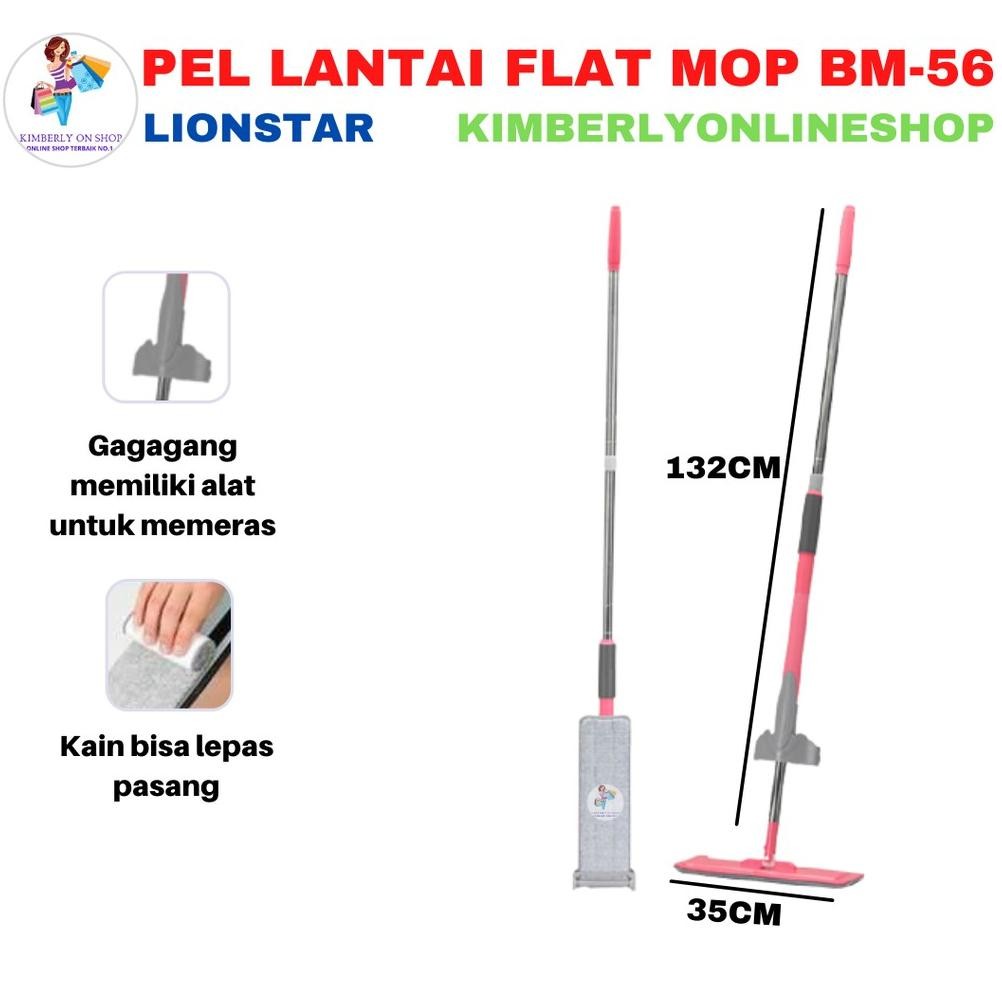 Lion Star Livina Bm-56 Lion Star Flat Mop Handle Floor Mop Set | Shopee ...