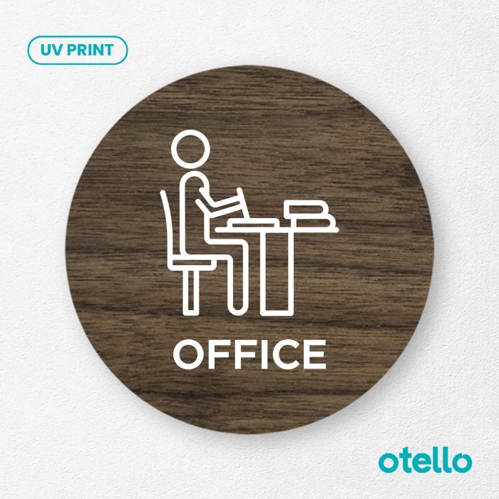 Signage Office Sign Board Office Label Sticker Printed Room Nameplate ...