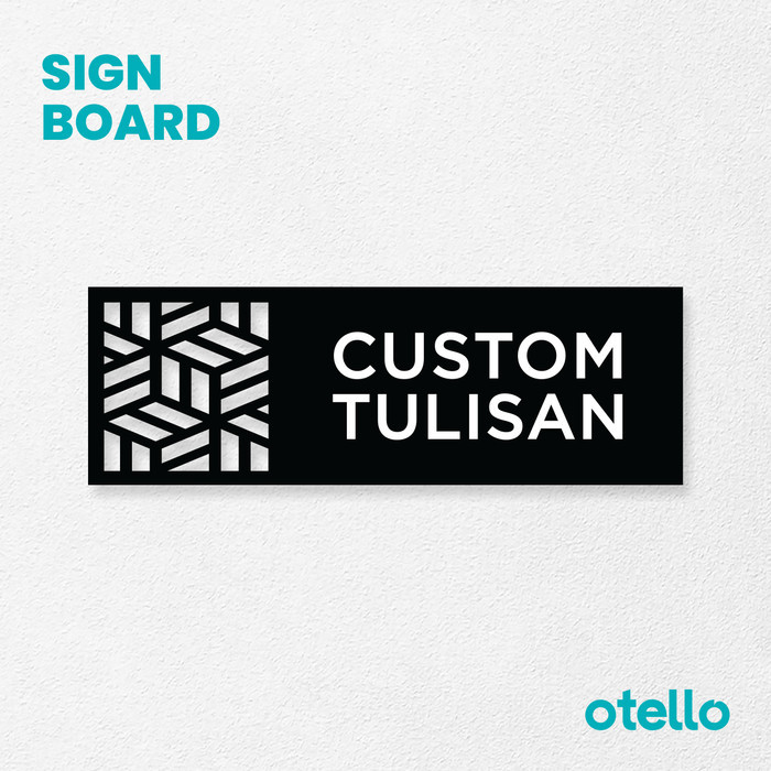 Signage Custom Acrylic Sign Board Print Acrylic Signage Label | Shopee ...