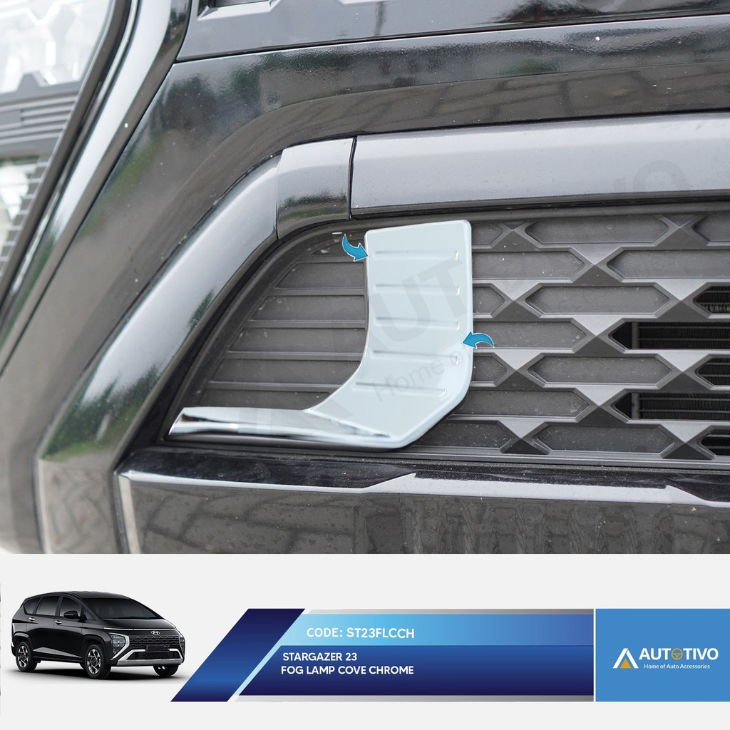 Hyundai Stargazer 2023 Fog lamp Cover Chrome JSL Fog lamp Cover ...