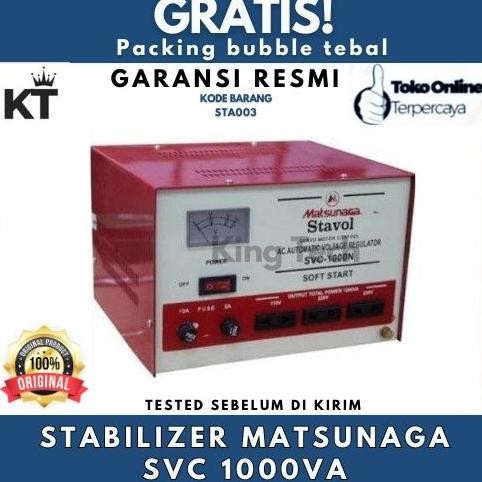 NEW Stabilizer Matsunaga 1000watt 1000 Watt 1000w Stavol Svc 1000n OFFICIAL | Shopee Philippines