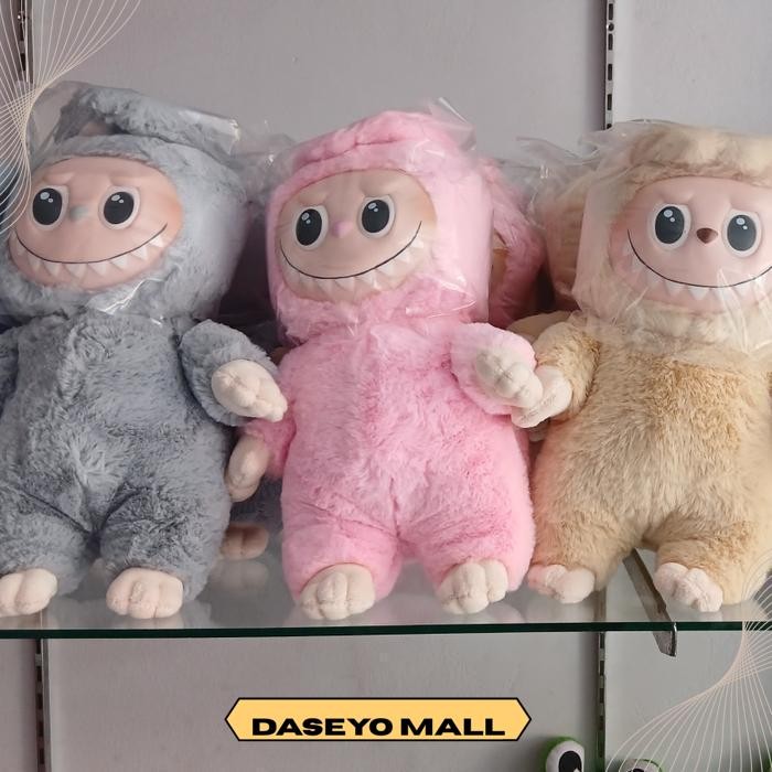 LABUBU DOLL THE MONSTER MACARON KAWAI ORIGINAL RUBBER FACE RUBBER ...
