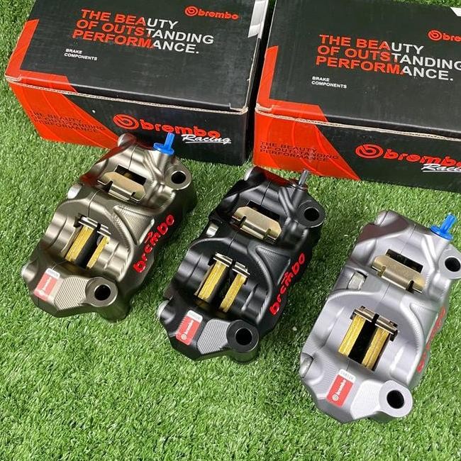 Brembo GP4 GP4 GP4RX 4 Piston Caliper Full Cnc Set Pangkon Ninja Megapro Tiger Original Brembo ...