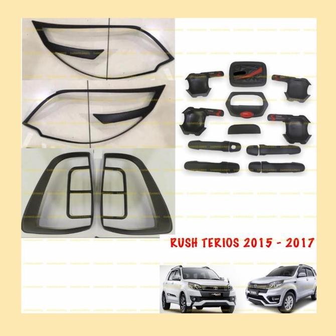 Original Rush Terios 2015 2017 TRD Black Chrome Outer Handle Tank ...