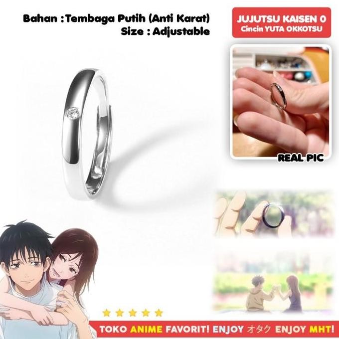 Yuta Okkotsu Rika Orimoto Anime Jujutsu Kaisen Cosplay Ring | Shopee ...