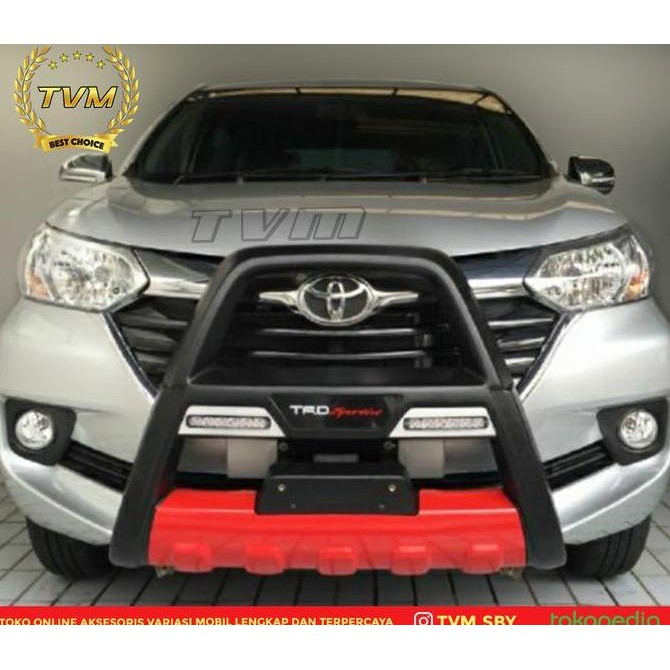 All New Avanza Veloz TRD Sportivo DRL LED Original Front Horn Bumper ...