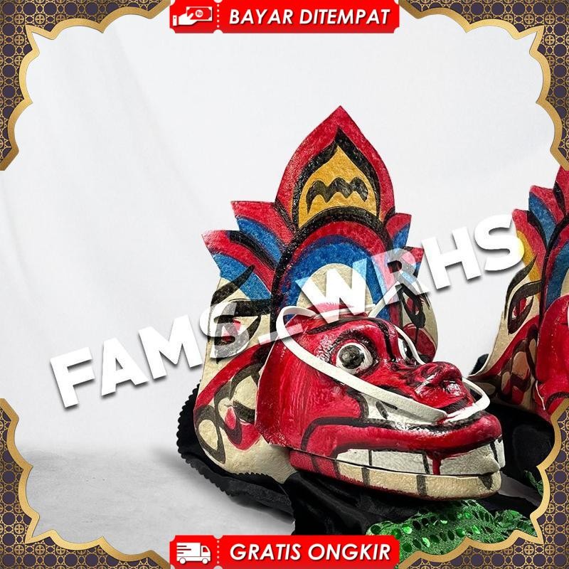 Barongan children's toy, wide blanket, sponge caplokan, traditional ...