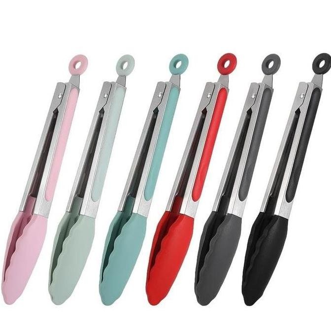 Kitchen Utensil J101 Silicone Food Thong | Premium Silicone Food Clips ...