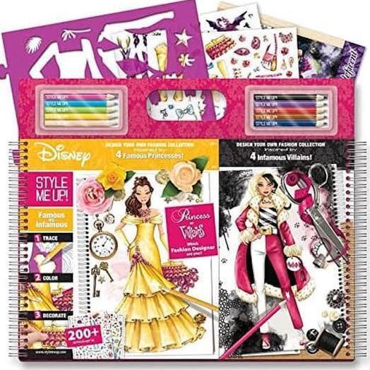 STYLE ME UP! DISNEY 4 FAMOUS PRINCESS VS 4 INFAMOUS VILLAINS ORIGINAL ...