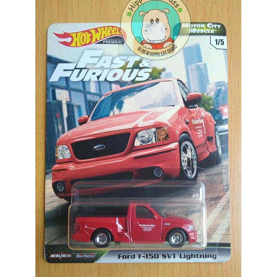 Hot Wheels Fast & Furious Motor City Muscle Ford F-150 SVT Lightning ...