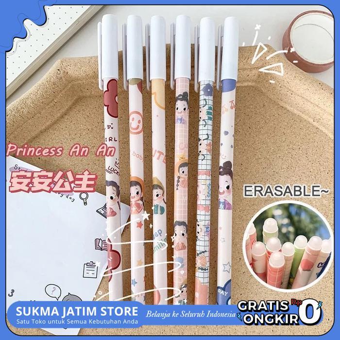 GEL PEN ERASABLE PEN AESTHETIC SCHOOL CHILDREN BALLPOINT PEN VIRAL INK ...