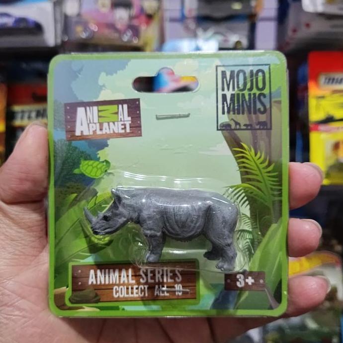 Mojo Minis Animal Planet Figures Rhino Animals | Shopee Philippines