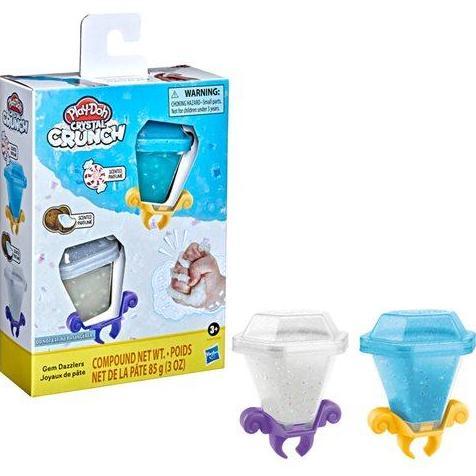 Play-Doh Crystal Crunch Gem Dazzlers 2-Pack Original Hasbro | Shopee ...