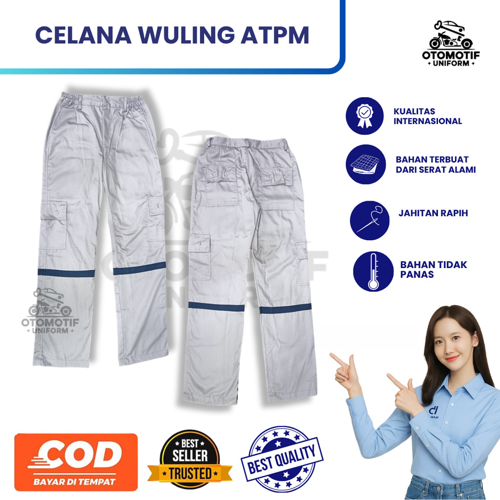 Wuling ATPM Standard Pants | Official Dealer & Car Mechanic Workshop ...