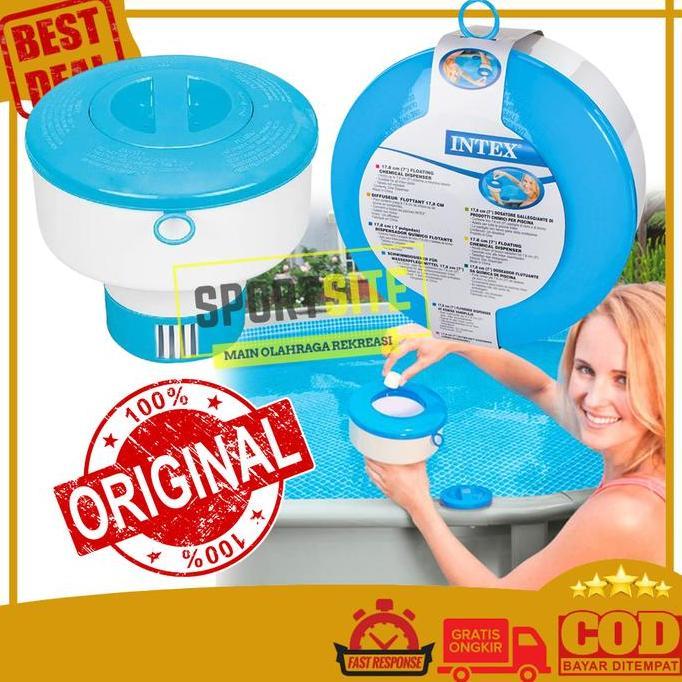 Intex 7IN Floating Chemical Dispenser 17.8cm Swim Pool Chlorine ...