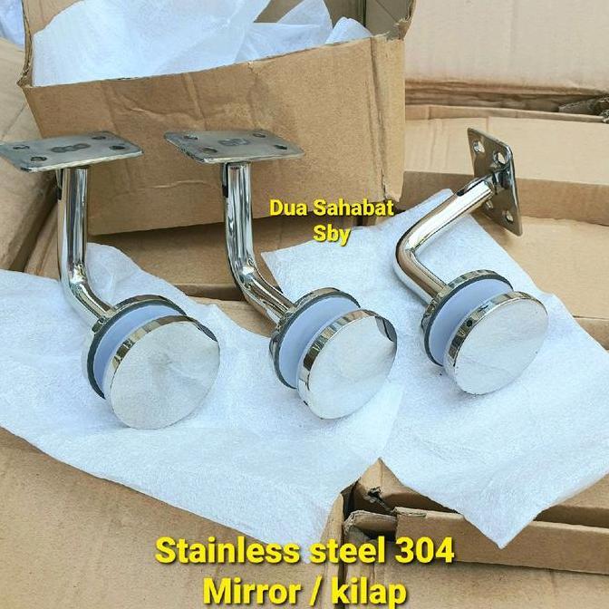 SIKU Handrail Connector Bracket Glass Clamp Banister Flexible Glass ...