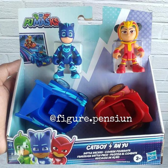 HASBRO PJ MASKS BATTLE RACERS CATBOY VS AN YU FIGURE CAT BOY ANYU ...