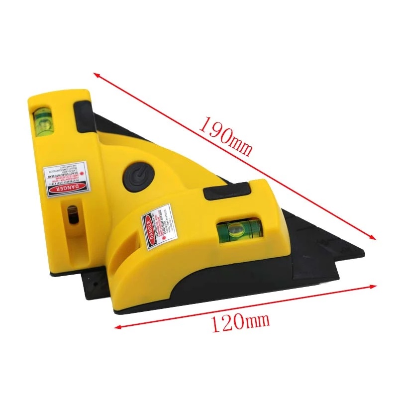 90-degree Right AngleSquare Level Light Line Level Tool Measurement ...