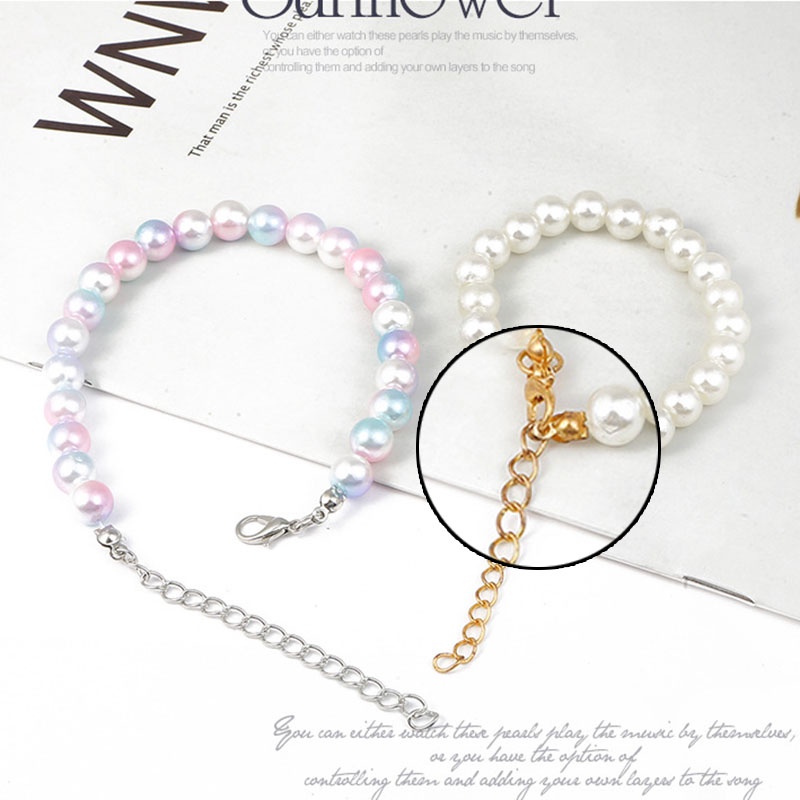 10pcs metal lengthened tail diy chain necklace tail chain connector ...