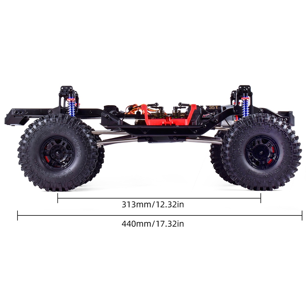 RC 313mm 2-Speed Transmission Chassis Frame+Motor AUSTARHOBBY ...