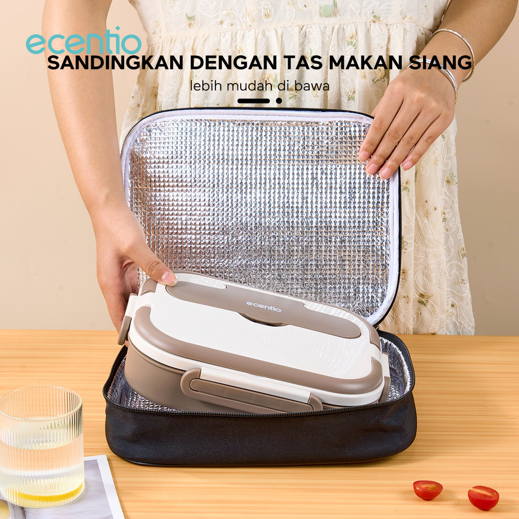 Ecentio lunch box stainless 5 Bulkhead 1000ml anti-Spill lunch box ...