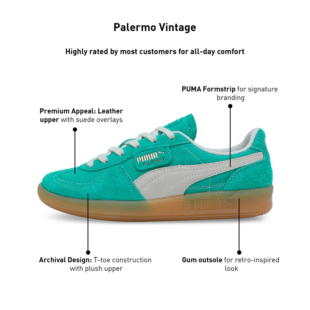 PUMA Palermo Vintage Unisex Sneakers | Shopee Philippines