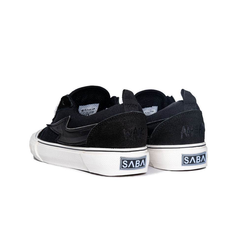 SABA Zenix All Black White - Men's and Women's Sneakers | BRZ 42 Fat ...