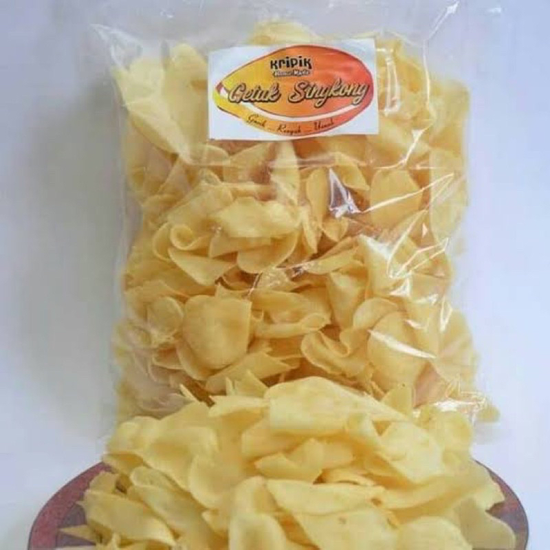 Getuk Cassava Chips 125gr (Crunchy Savory Delicious) (Salted/Spicy ...