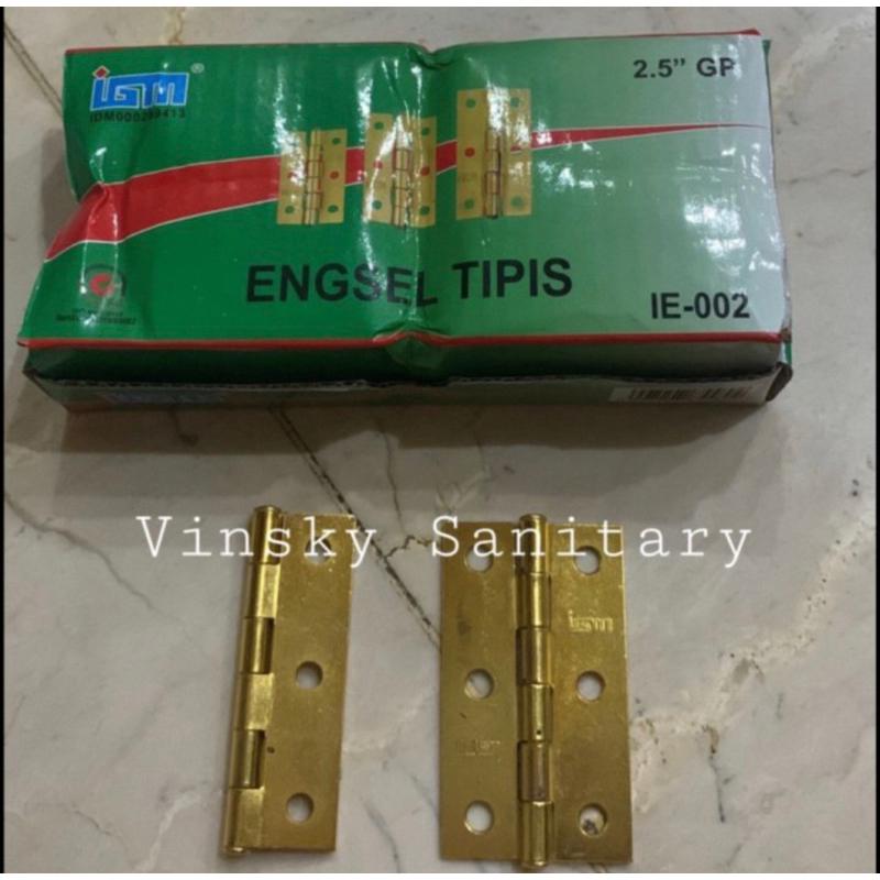 2 1/2" Brass Thin Hinges / 2.5 inch Brass Thin Hinges | Shopee Philippines