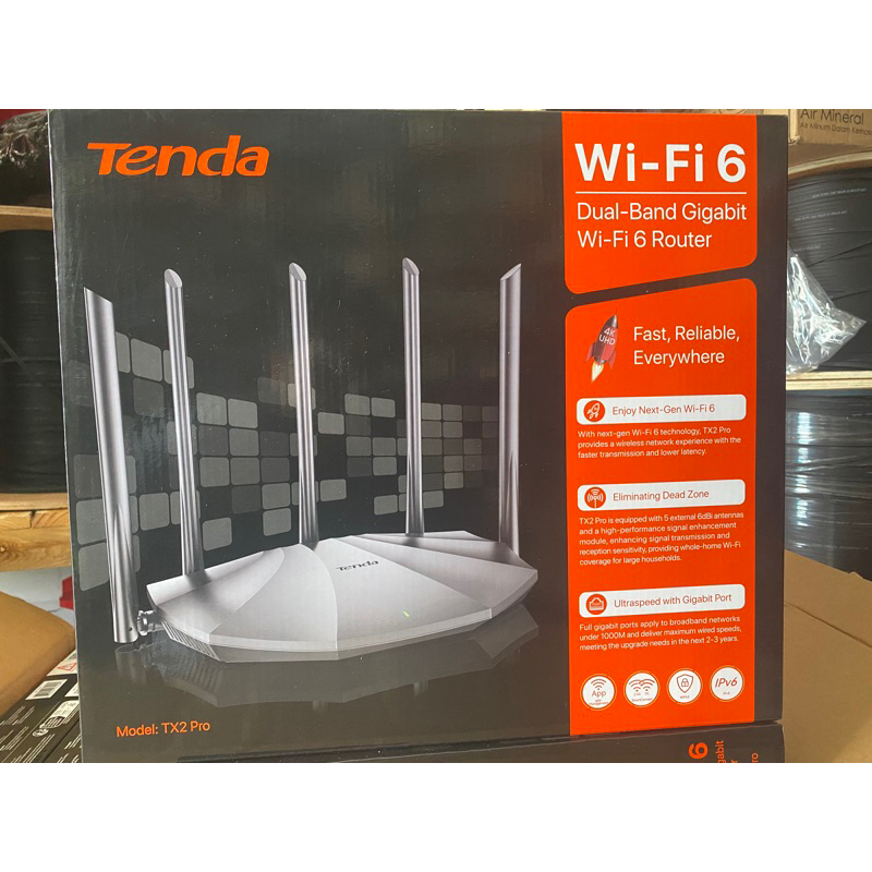 Tenda TX2 Pro Dual-Band Gigabit Wi-Fi 6 Router | Shopee Philippines