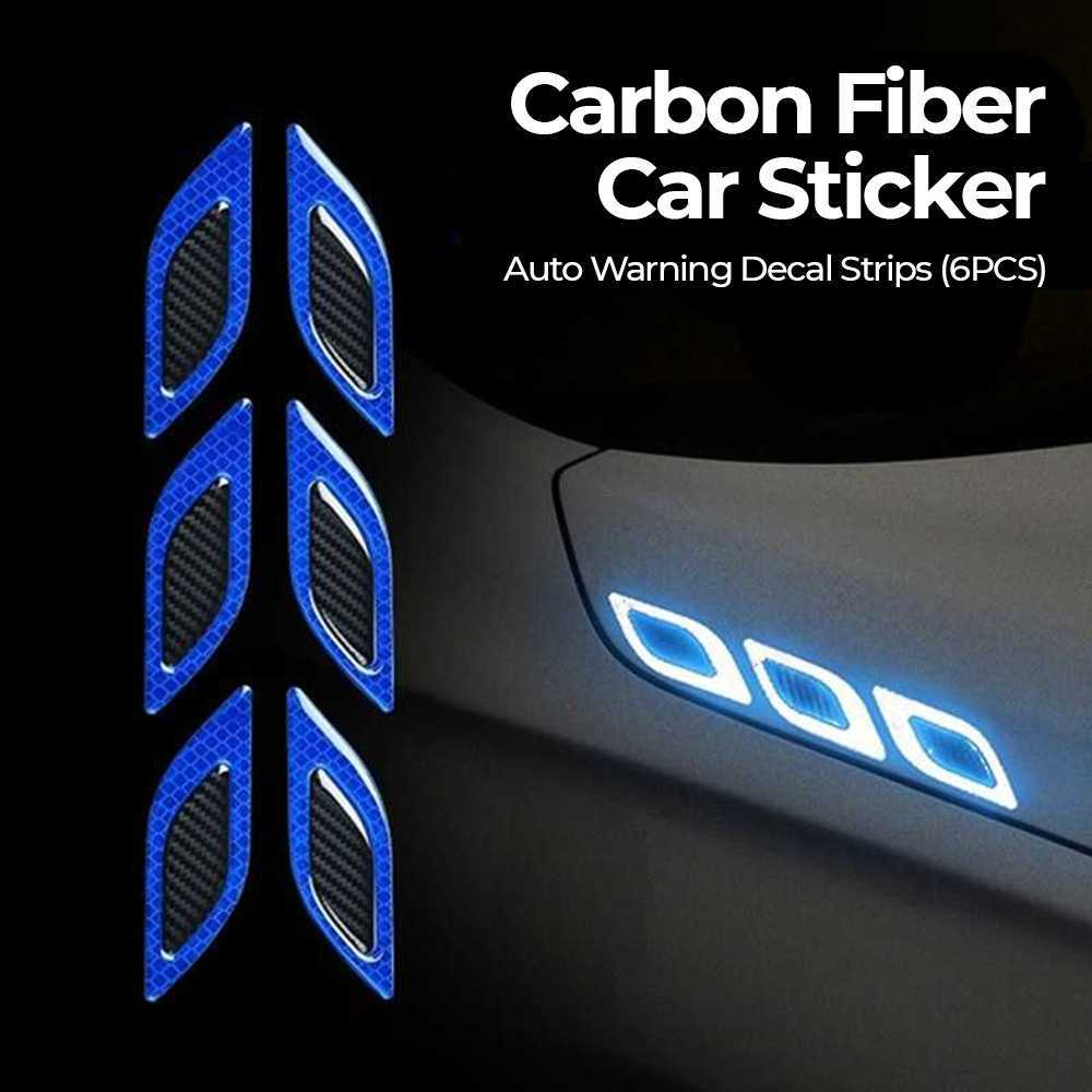 Glow In The Dark Car Sticker/Carbon Fiber Car Sticker Auto Warning ...