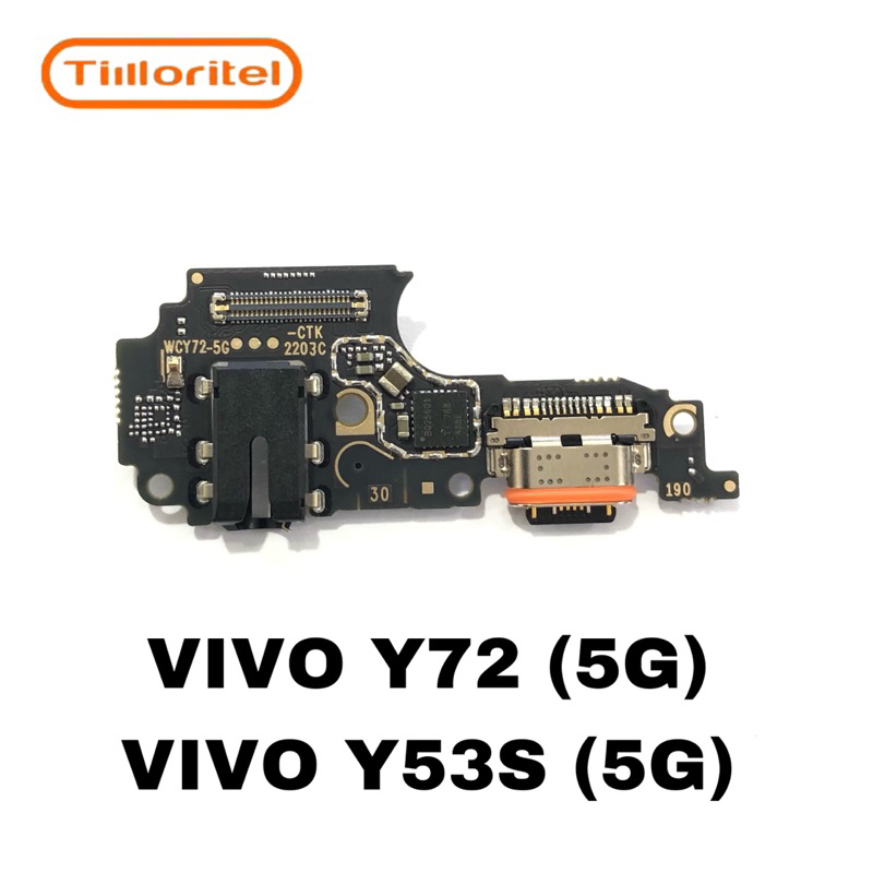 Board CONNECTOR CHARGER VIVO Y72 (5G)/PCB CONNECTOR CAS VIVO Y53S (5G ...