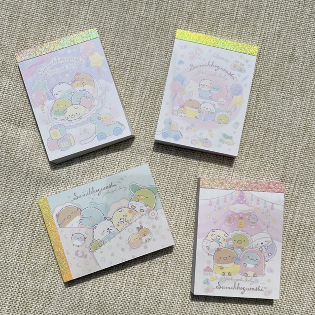 Mini Memo Pad San-X Sumikko Gurashi Yochi Yochi Baby Series Shirokuma ...