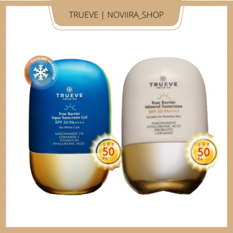 Trueve True Barrier Mineral Sunscreen SPF 50 PA+++++ | True Barrier ...