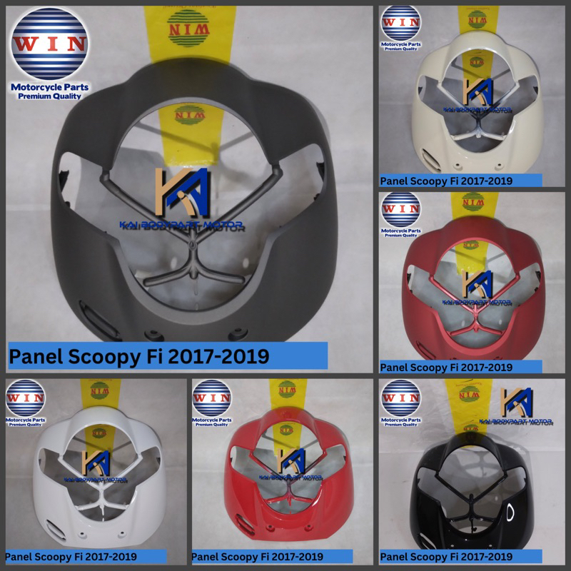 HITAM Honda scoopy fi 2017 2018 2019 Win front deck black|Front soft ...